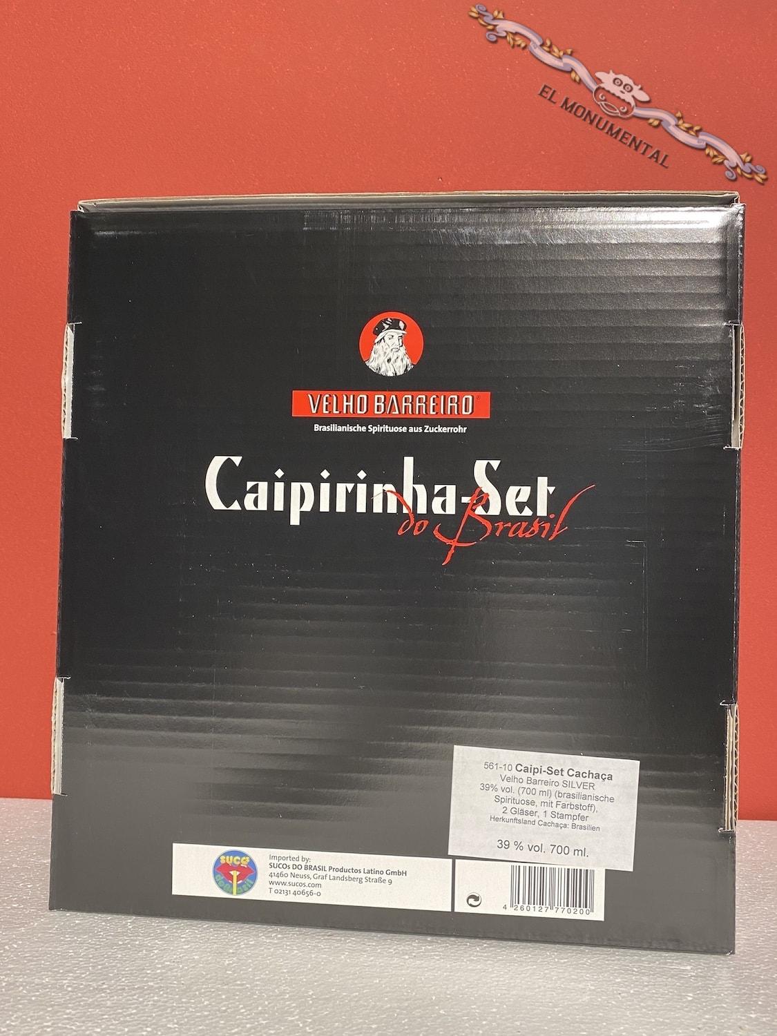 Cachaça - Velho Barreiro, Set de Caipirinha - El Monumental